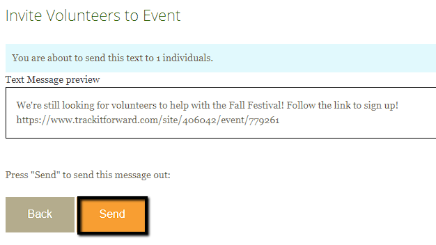 Text Messages | Track It Forward